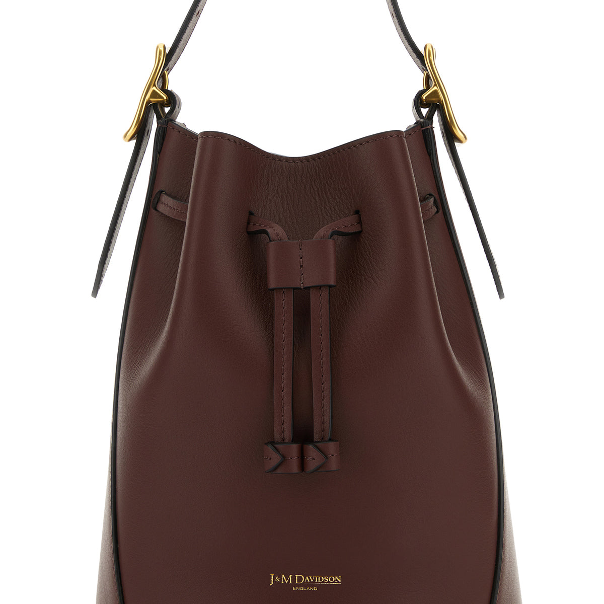 Brown leather Poppy bucket bag – G&B