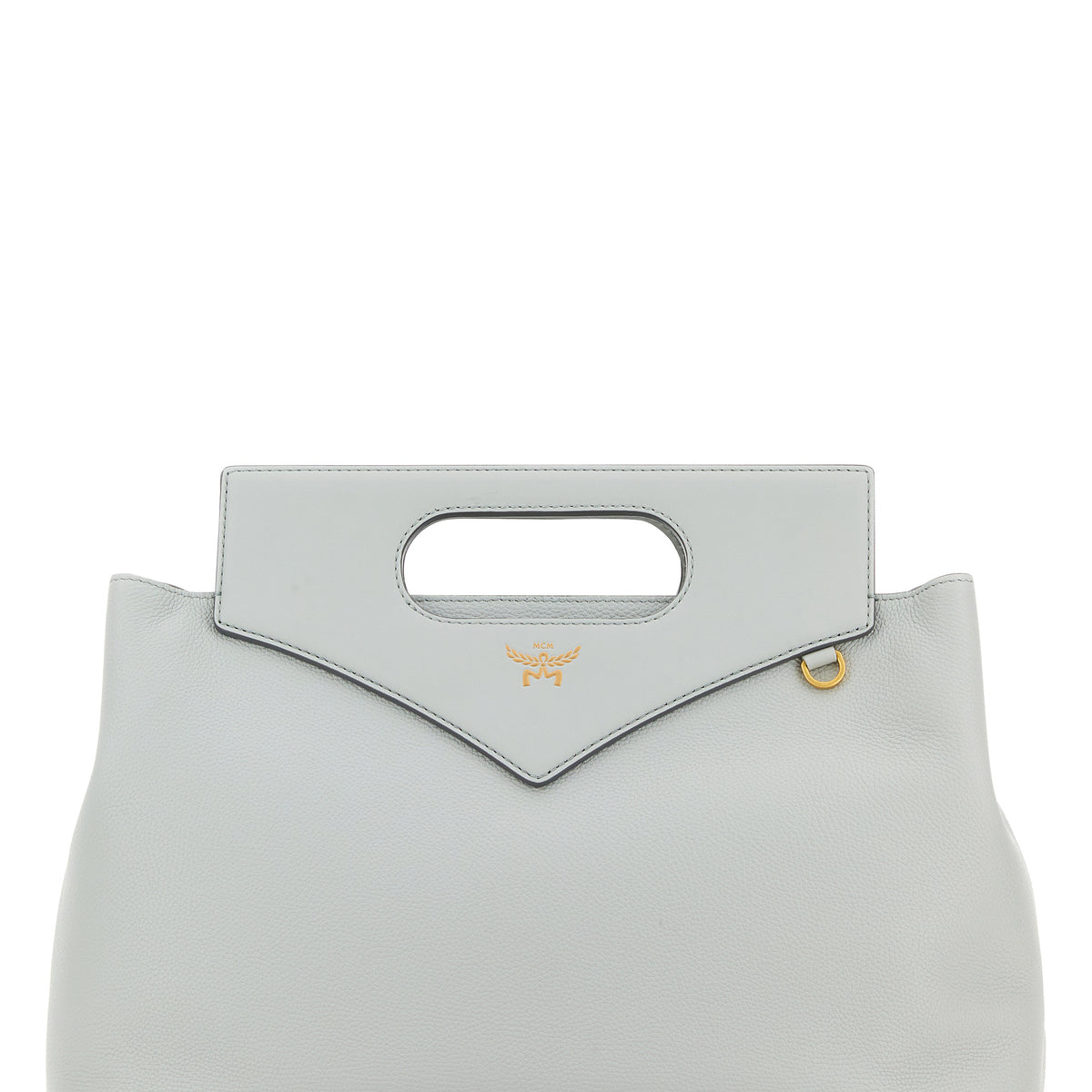 Light grey leather large Soft Diamond handbag – G&B