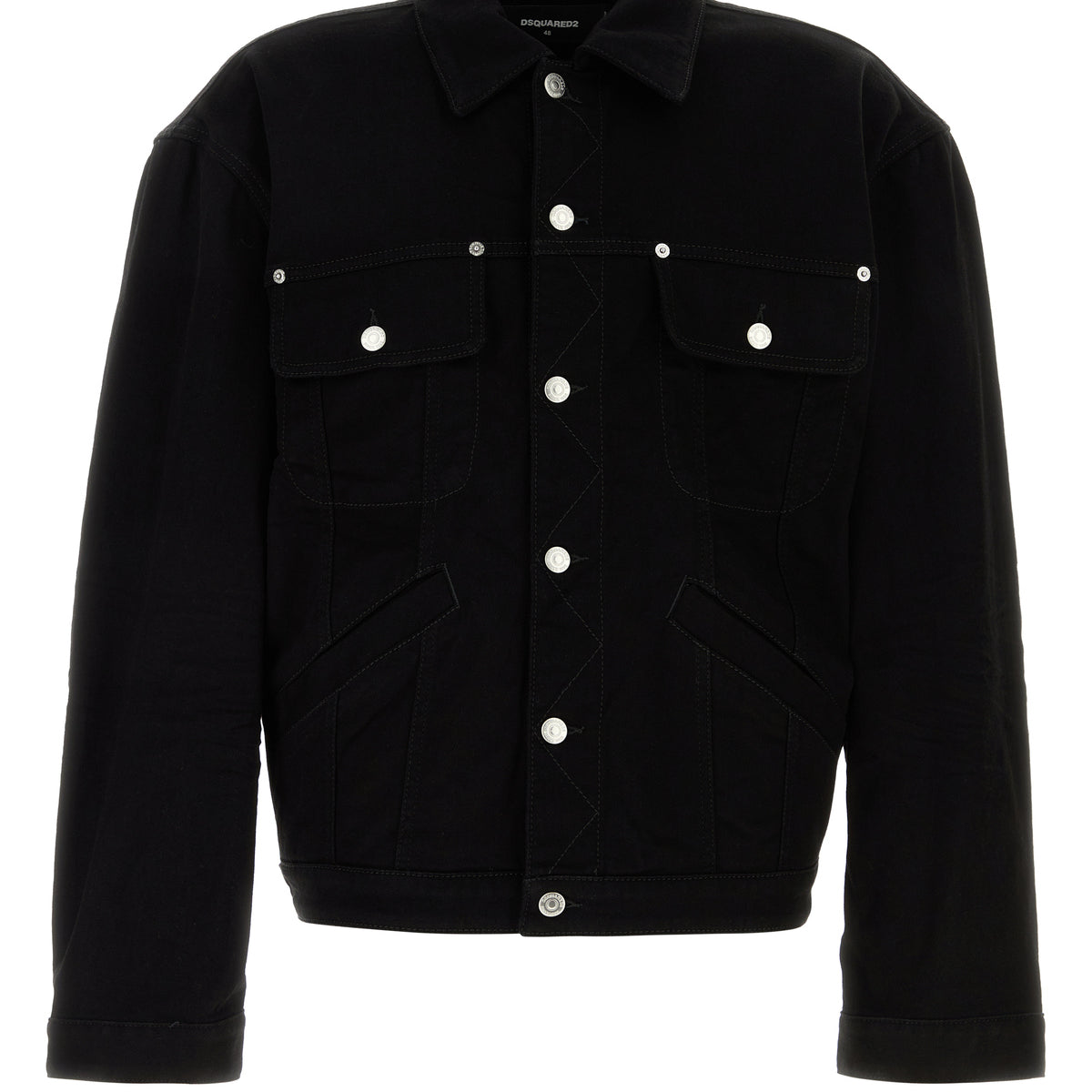 Black stretch denim jacket – G&B