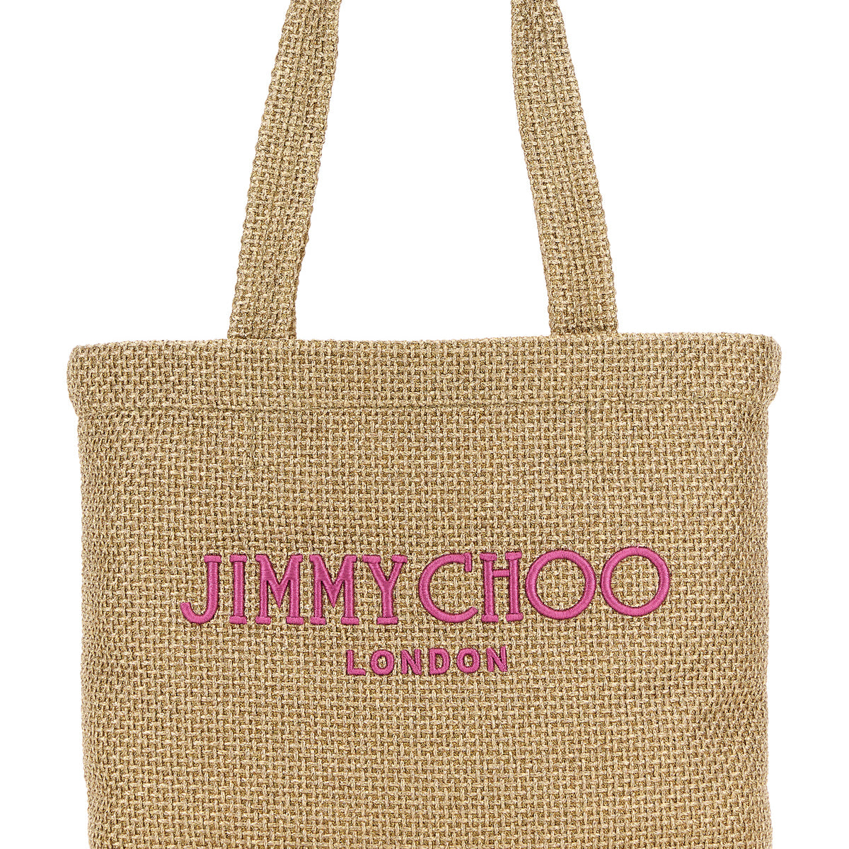 Gold rafia mini Beach shopping bag – G&B