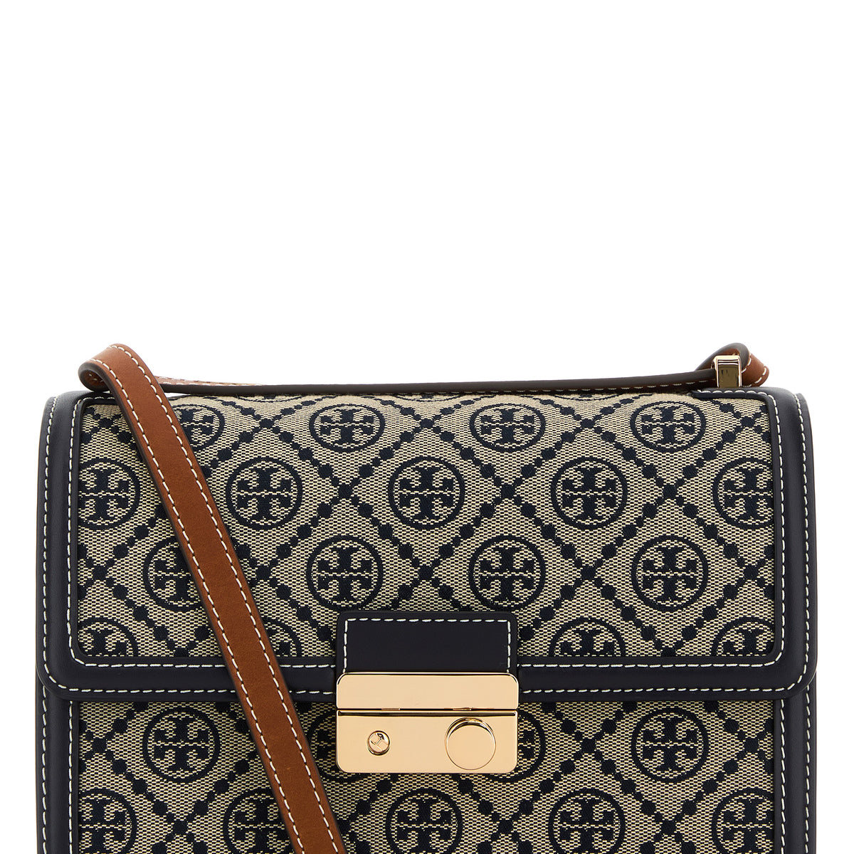 Embroidered canvas T Monogram crossbody bag – G&B