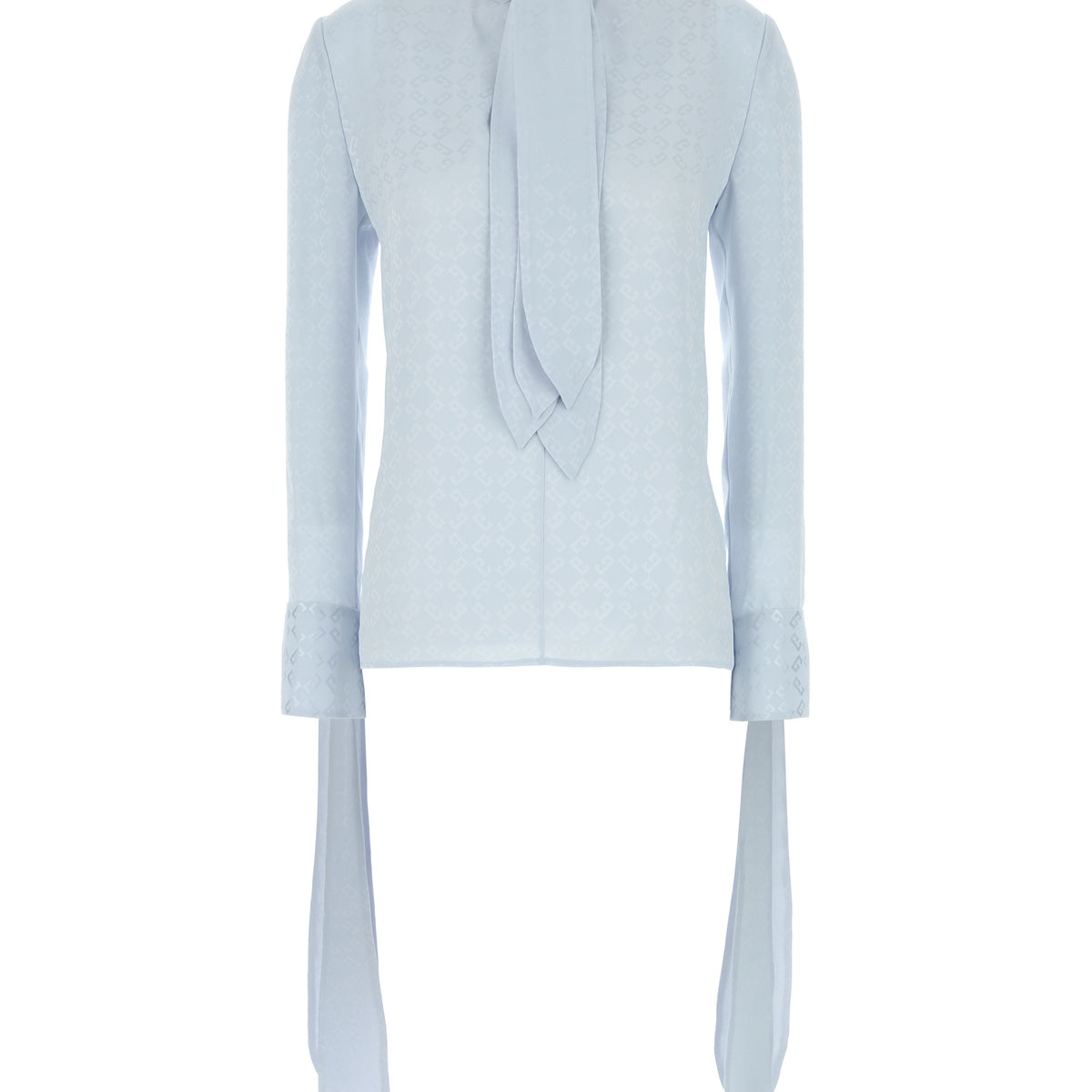 Pastel light blue silk blouse – G&B