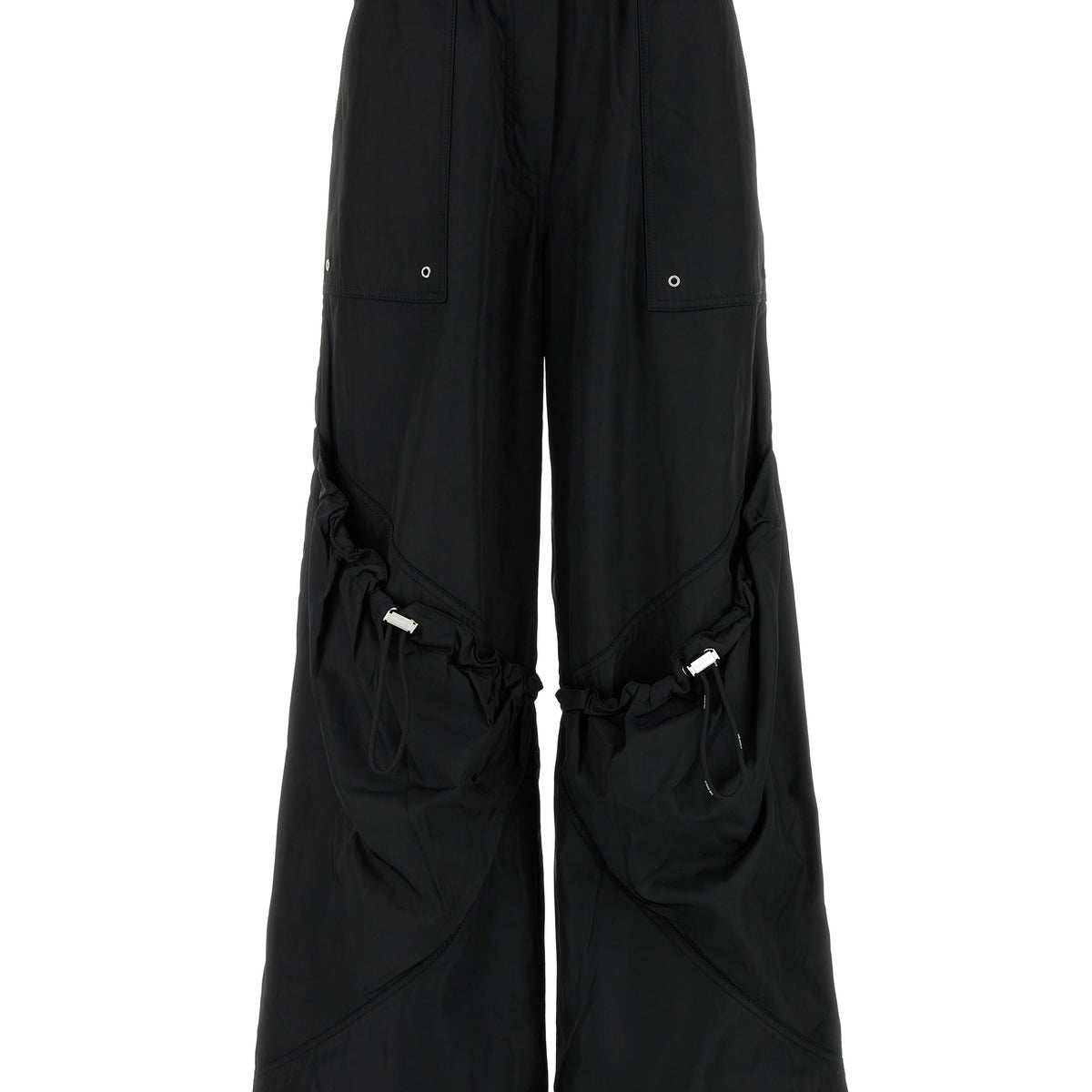 Black polyester cargo pant – G&B