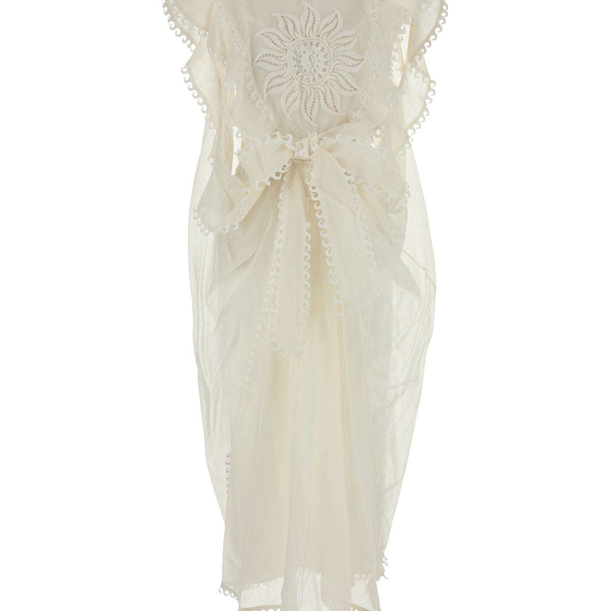 White linen blend Balance dress – G&B