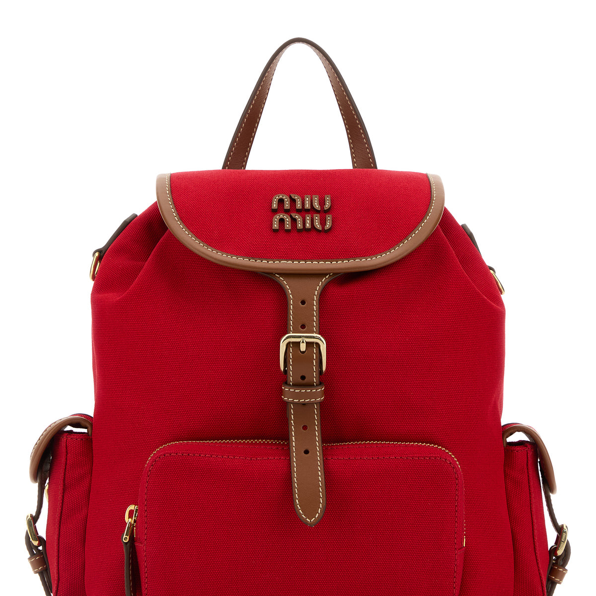 Red canvas backpack – G&B
