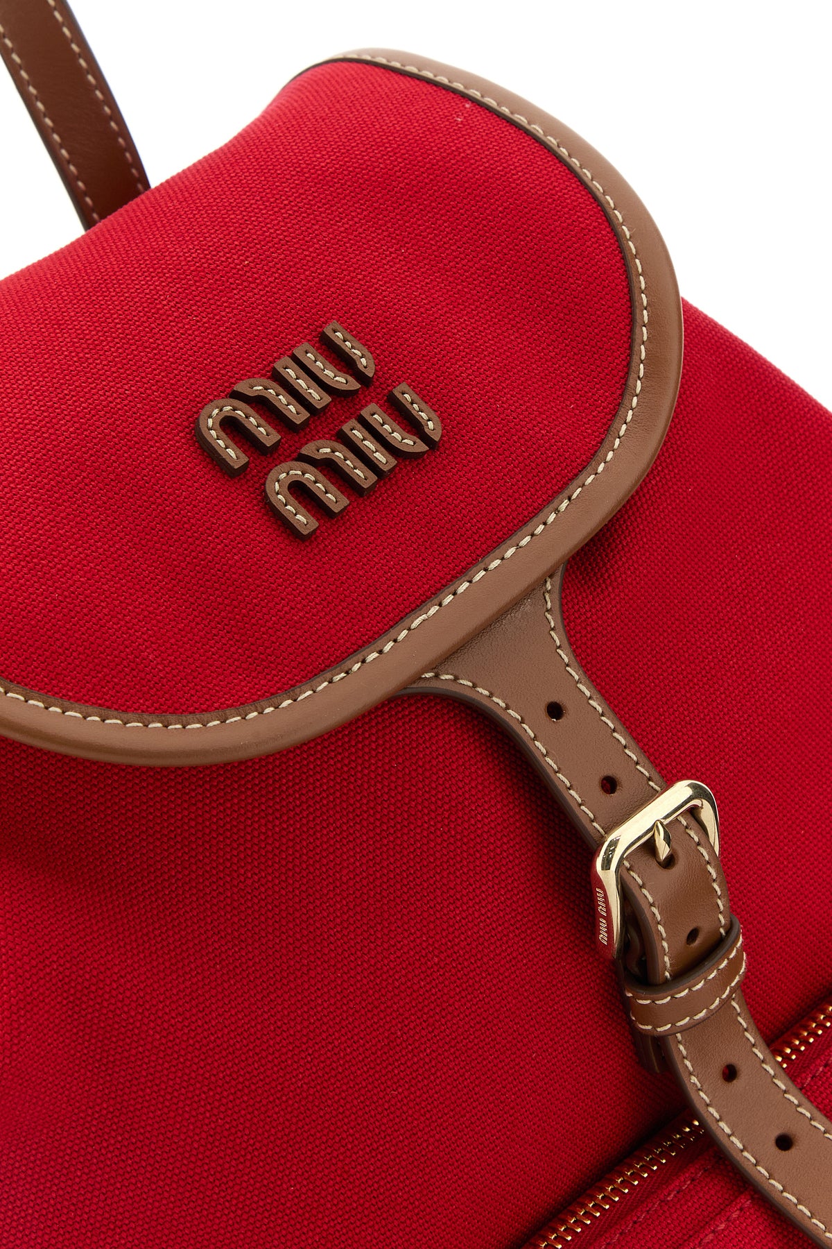 Red canvas backpack – G&B