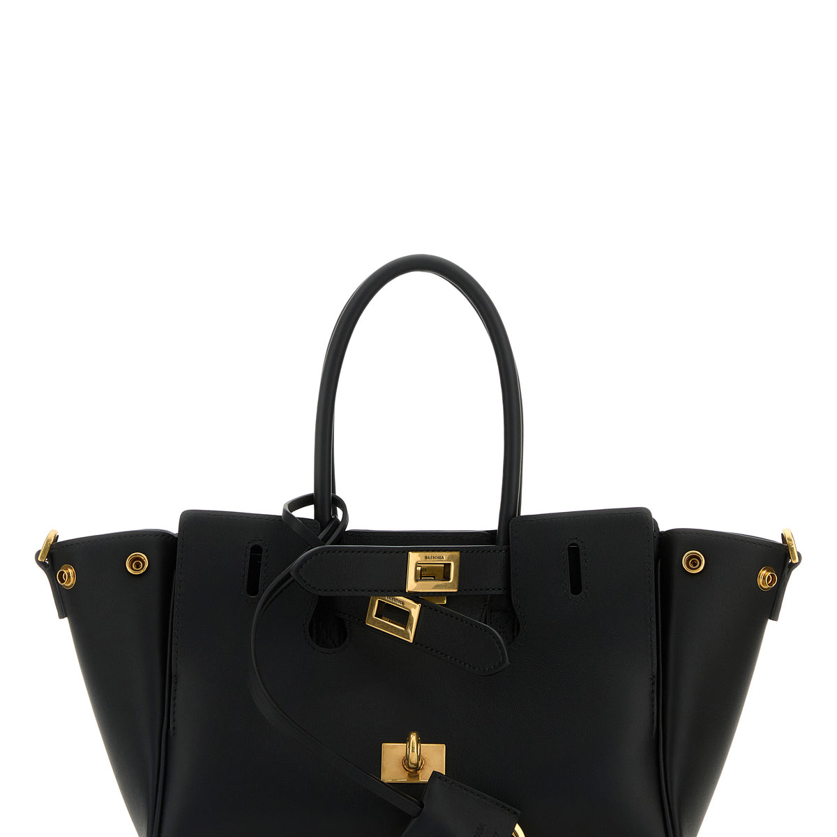 Black leather Carry All Bel Air shopping bag – G&B
