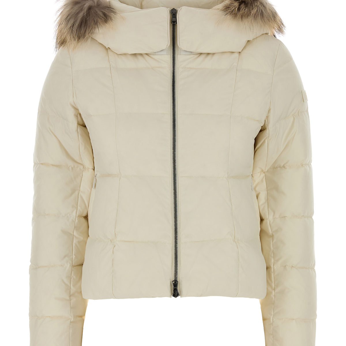 Piumino Weava in nylon avorio – G&B