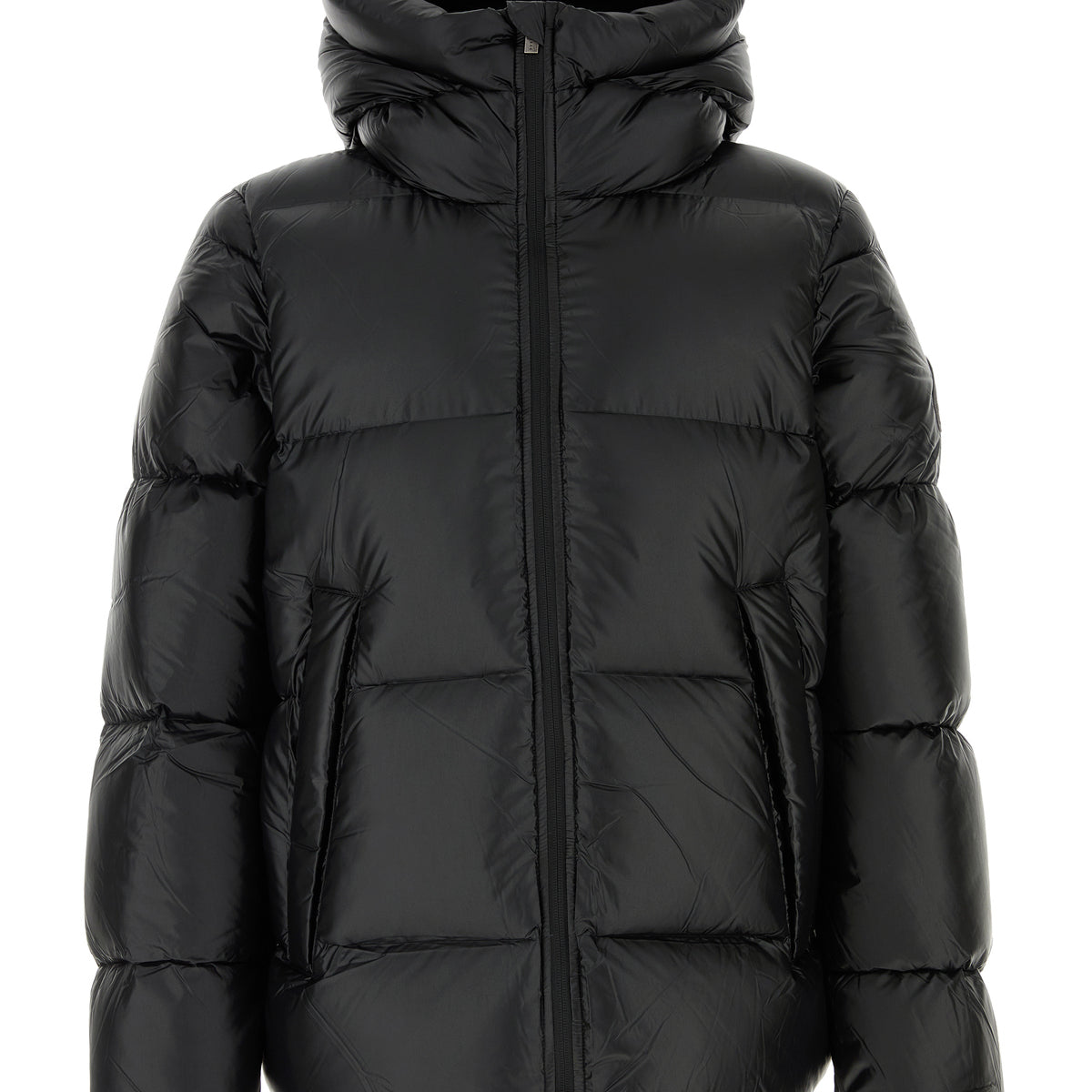 Black nylon Barry down jacket – G&B