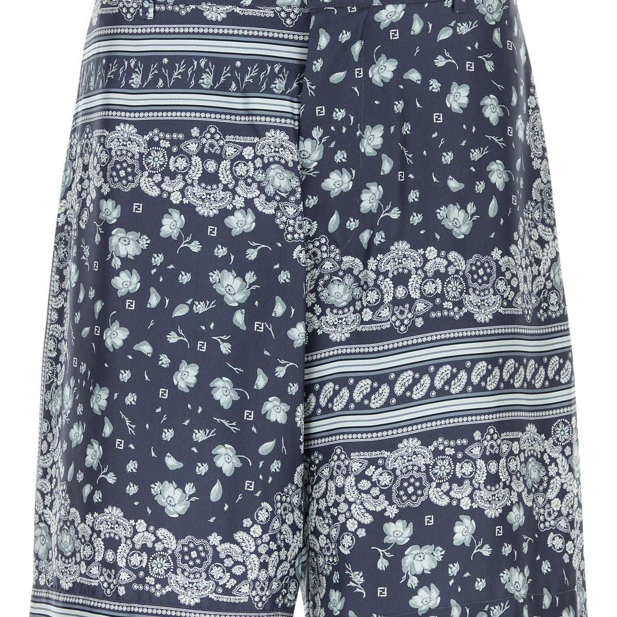Printed silk bermuda shorts – G&B