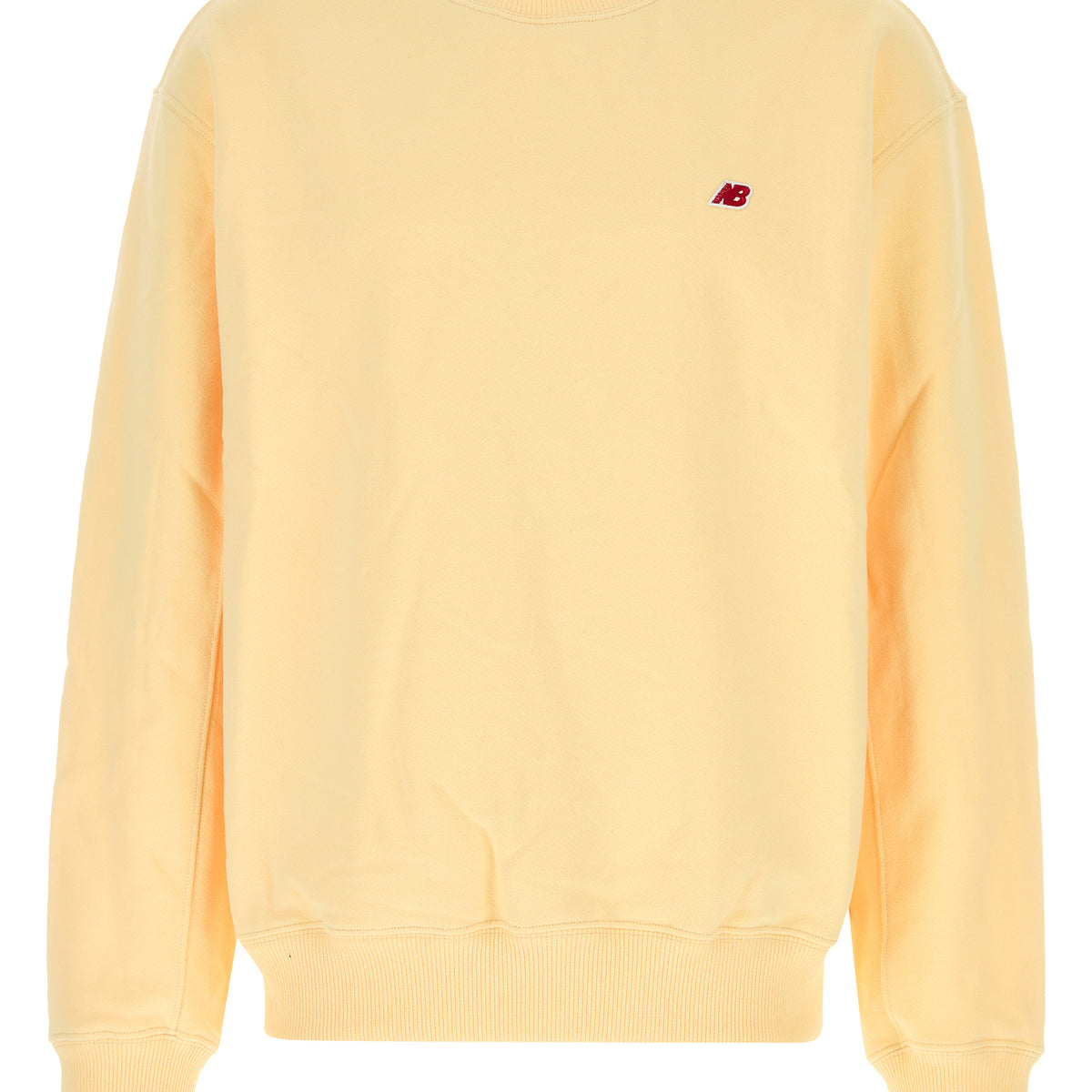 Pastel yellow cotton sweatshirt – G&B
