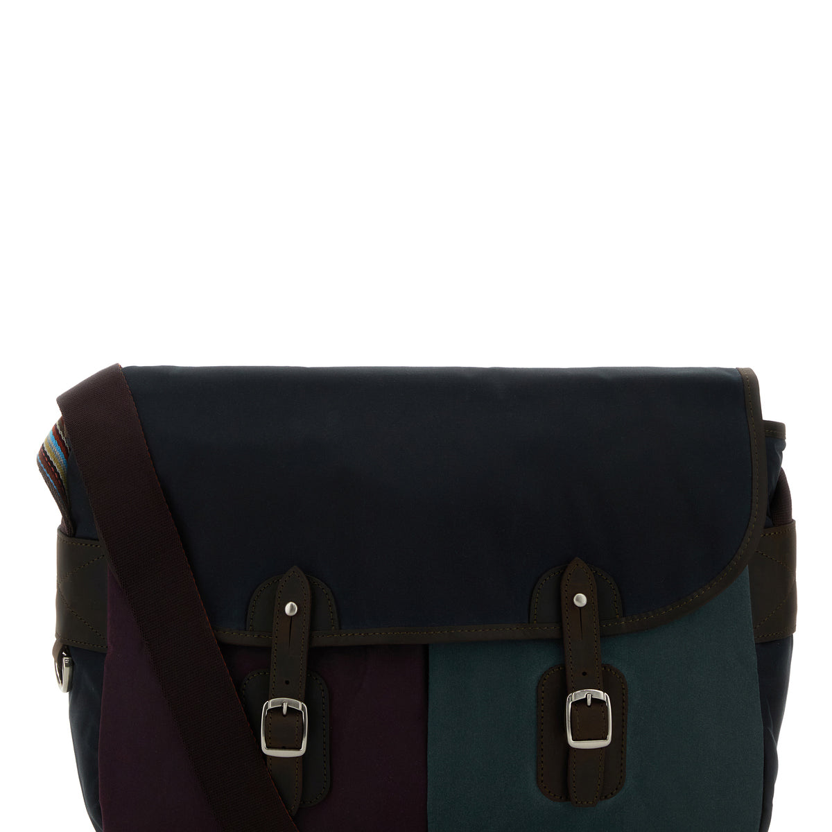 Multicolor canvas Barbour x Paul Smith Wax Tarras briefcase – G&B