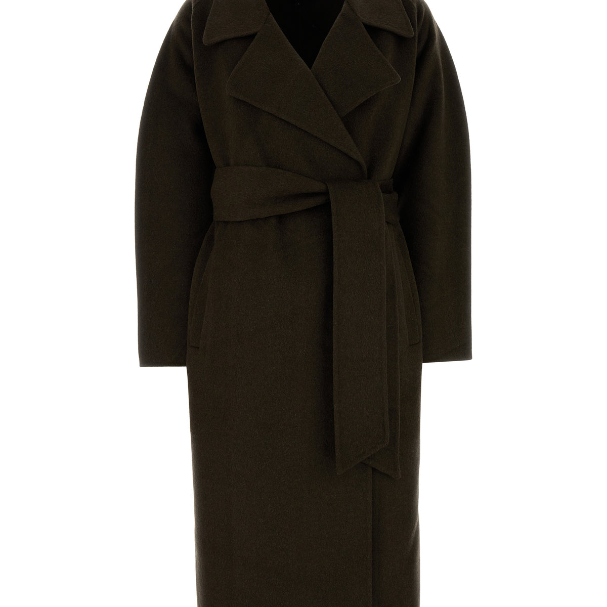 Dark green wool blend Harvard coat – G&B