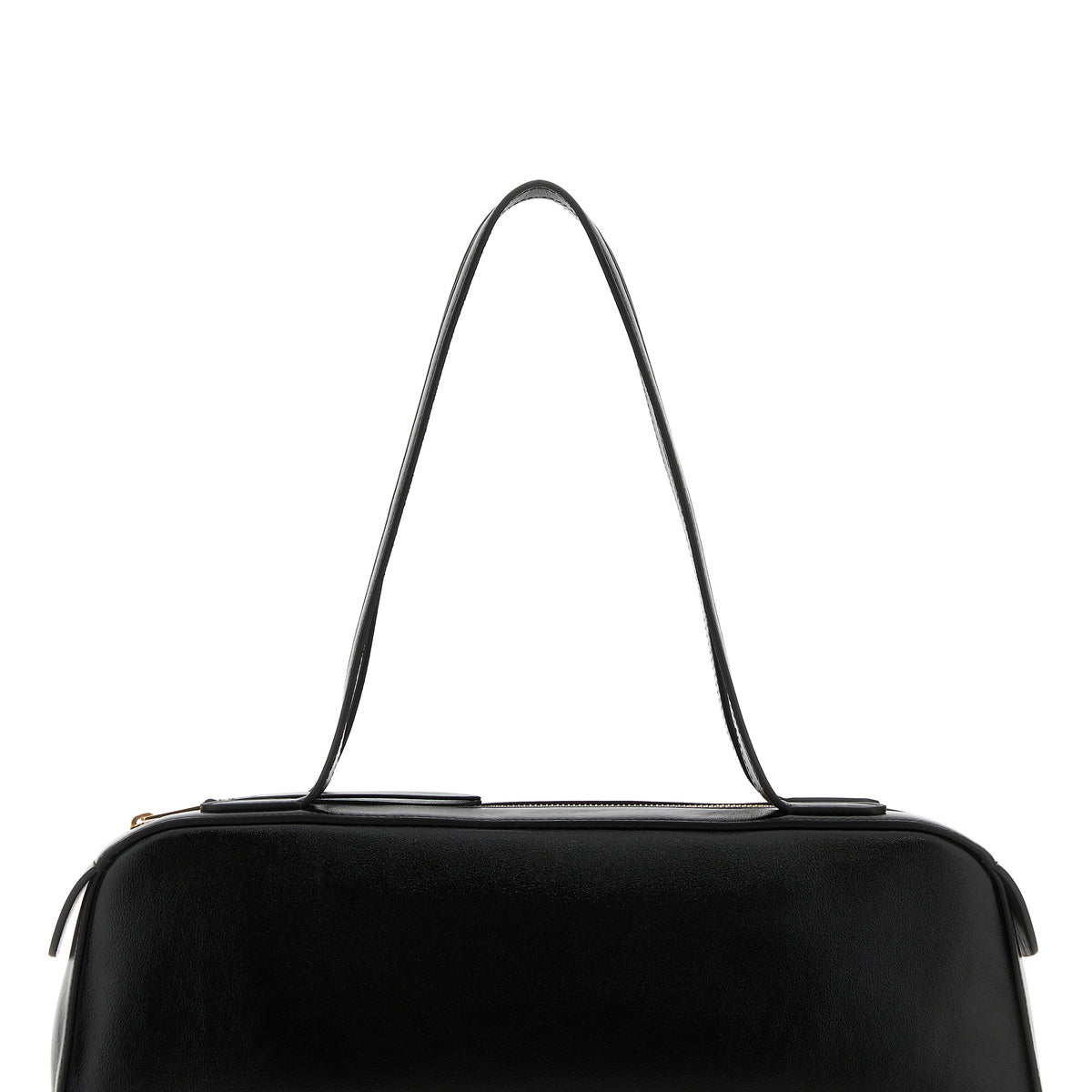Black leather Simona shoulder bag – G&B