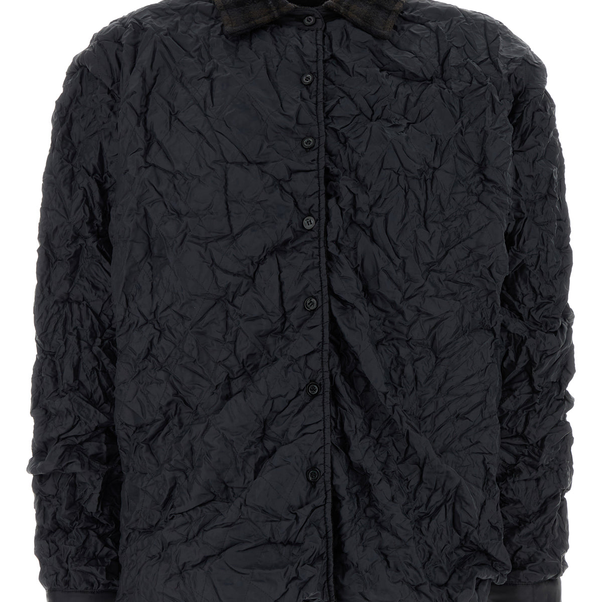 Midnight blue polyester reversibile jacket – G&B
