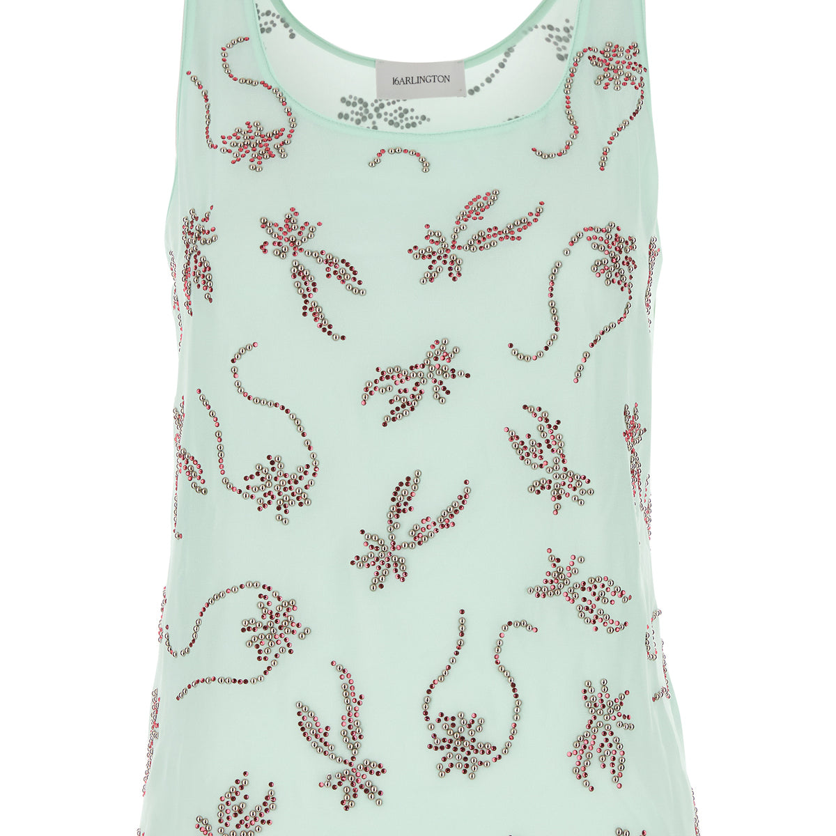 Embellished crepe tank top – G&B