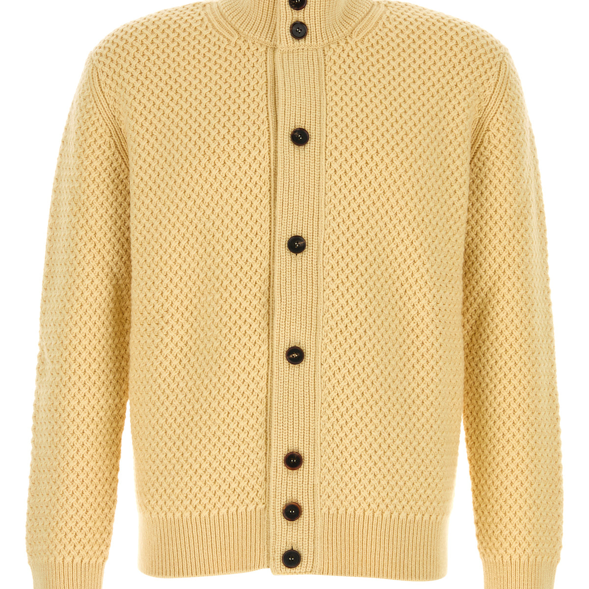 Pastel yellow cashmere cardigan – G&B