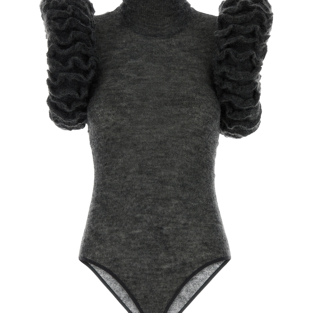 Dark grey mohair blend bodysuit – G&B
