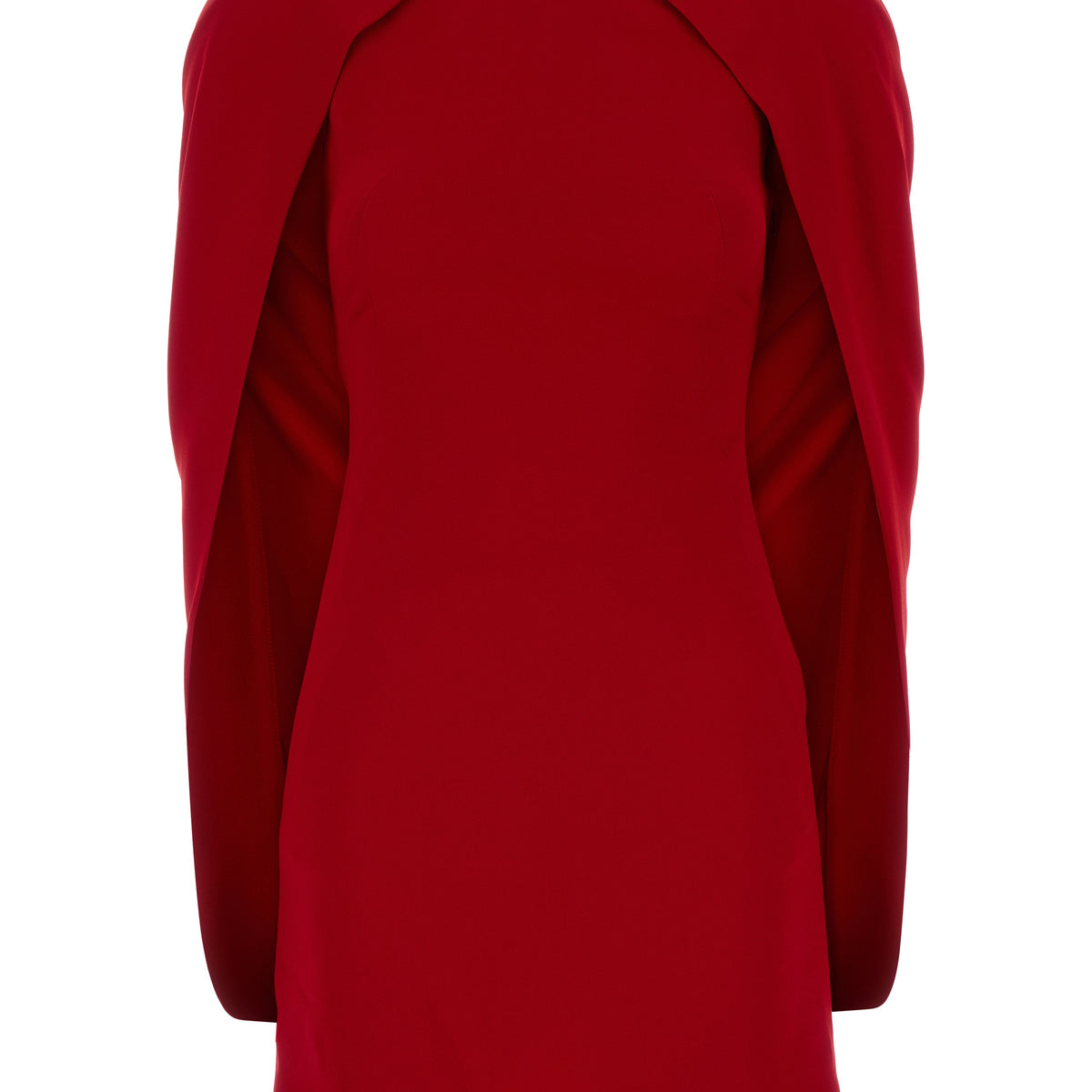Red stretch crepe mini dress – G&B
