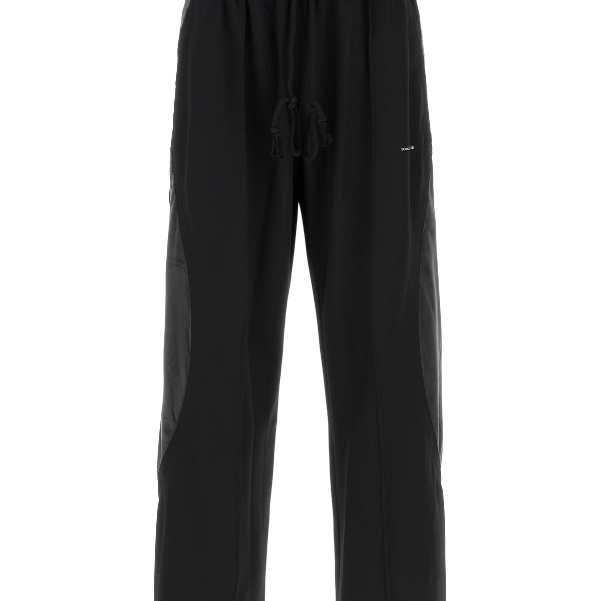 Black stretch polyester Song For The Mute joggers – G&B