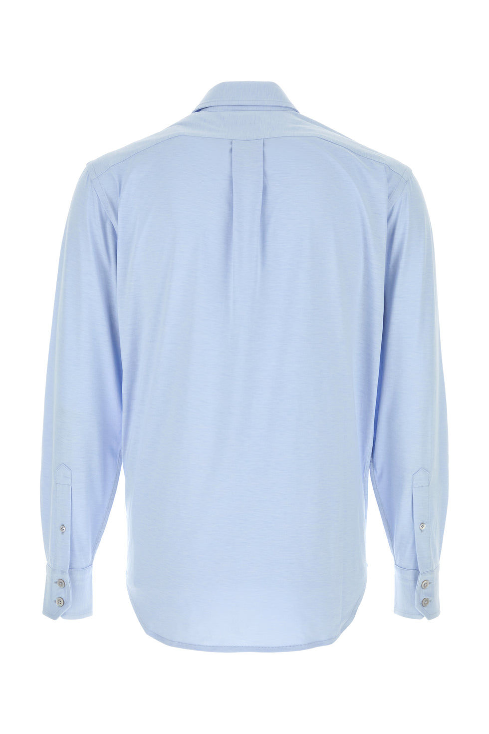 Powder blue silk blend shirt – G&B