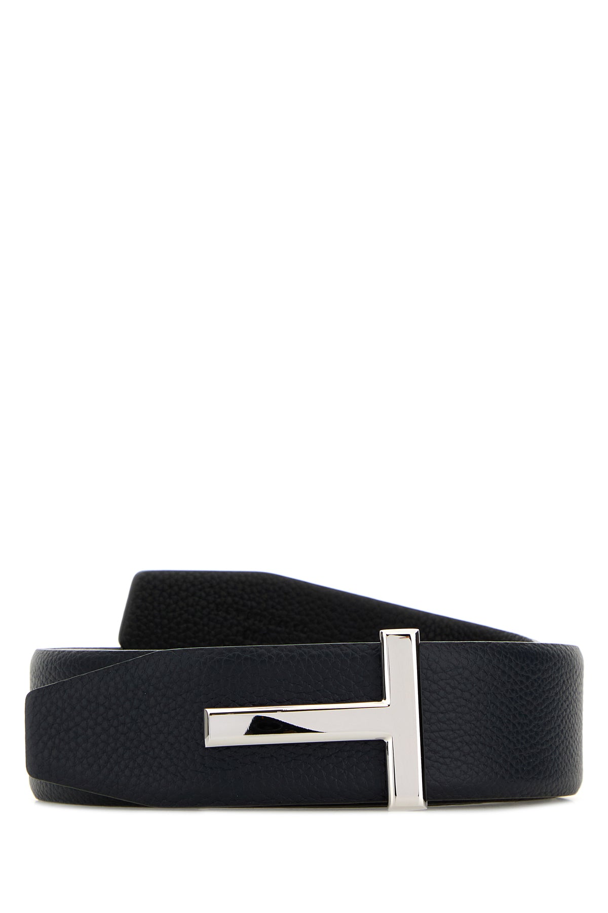 Midnight blue leather reversible belt – G&B