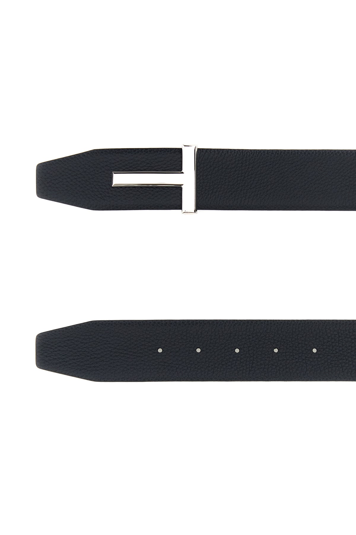 Midnight blue leather reversible belt – G&B