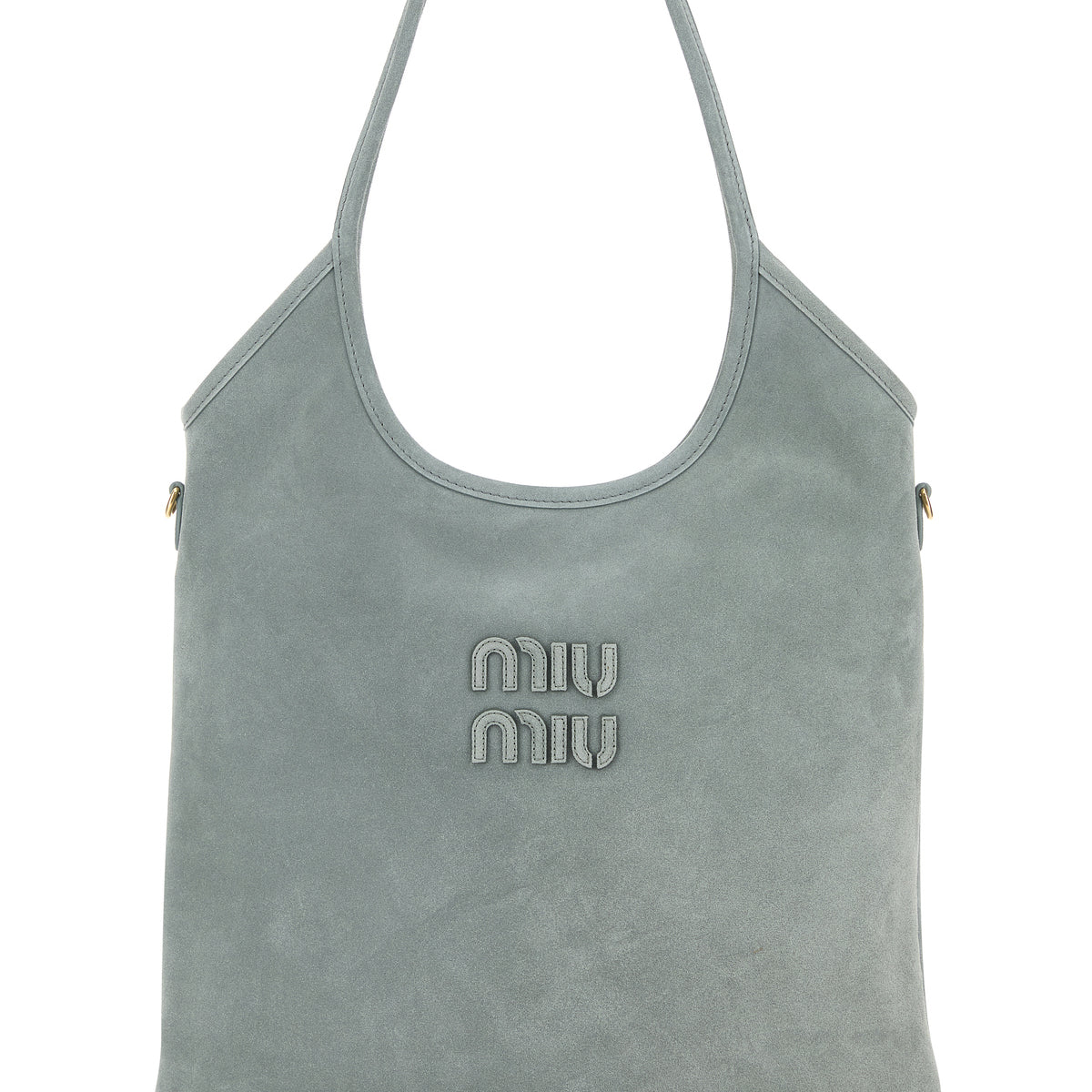 Powder blue suede shopping bag – G&B