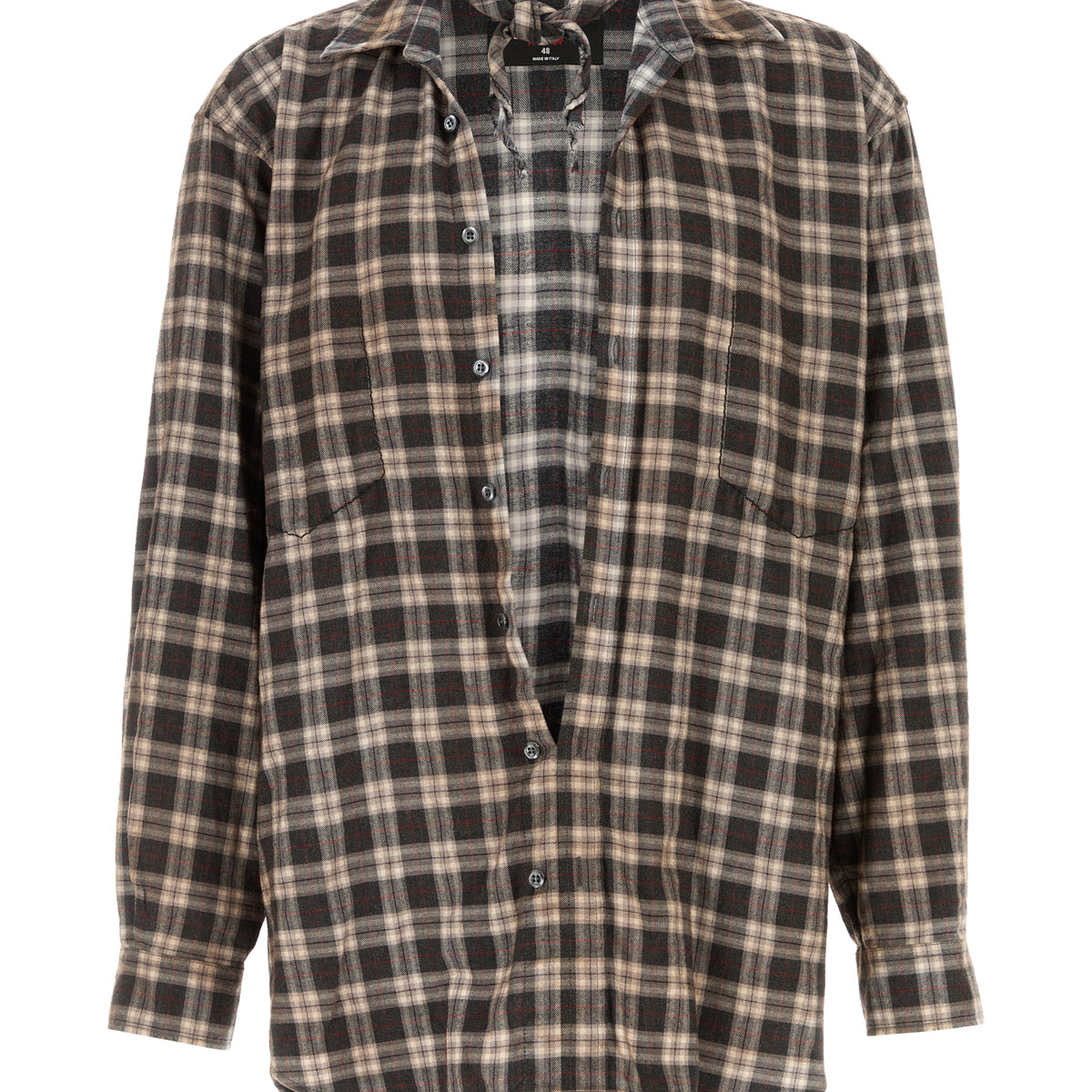 Embroidered flannel Dsquared x Magliano shirt – G&B