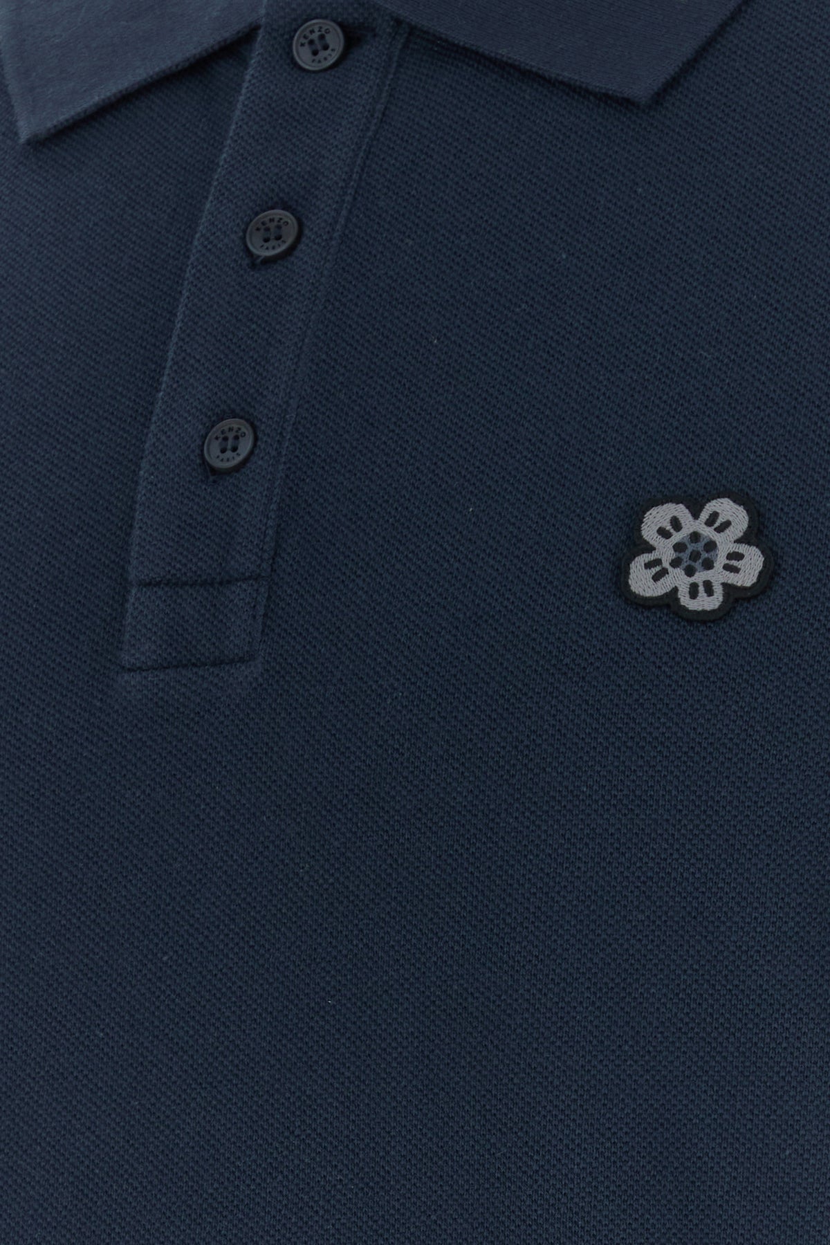 Navy blue piquet polo shirt – G&B