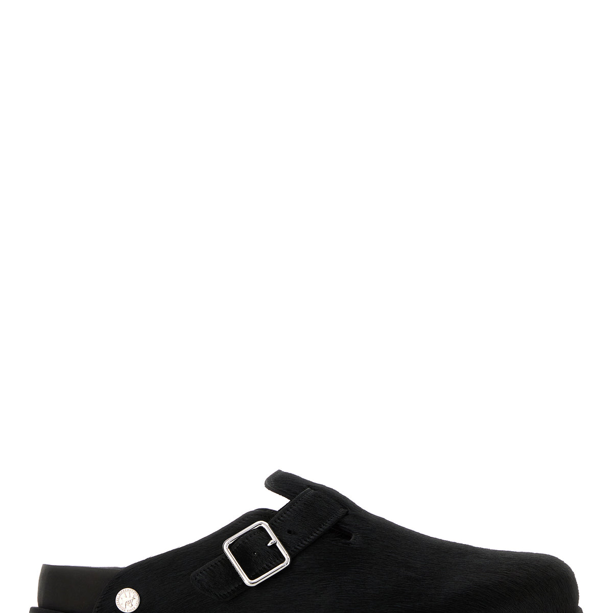 Black calf hair Boston 1774 slippers – G&B