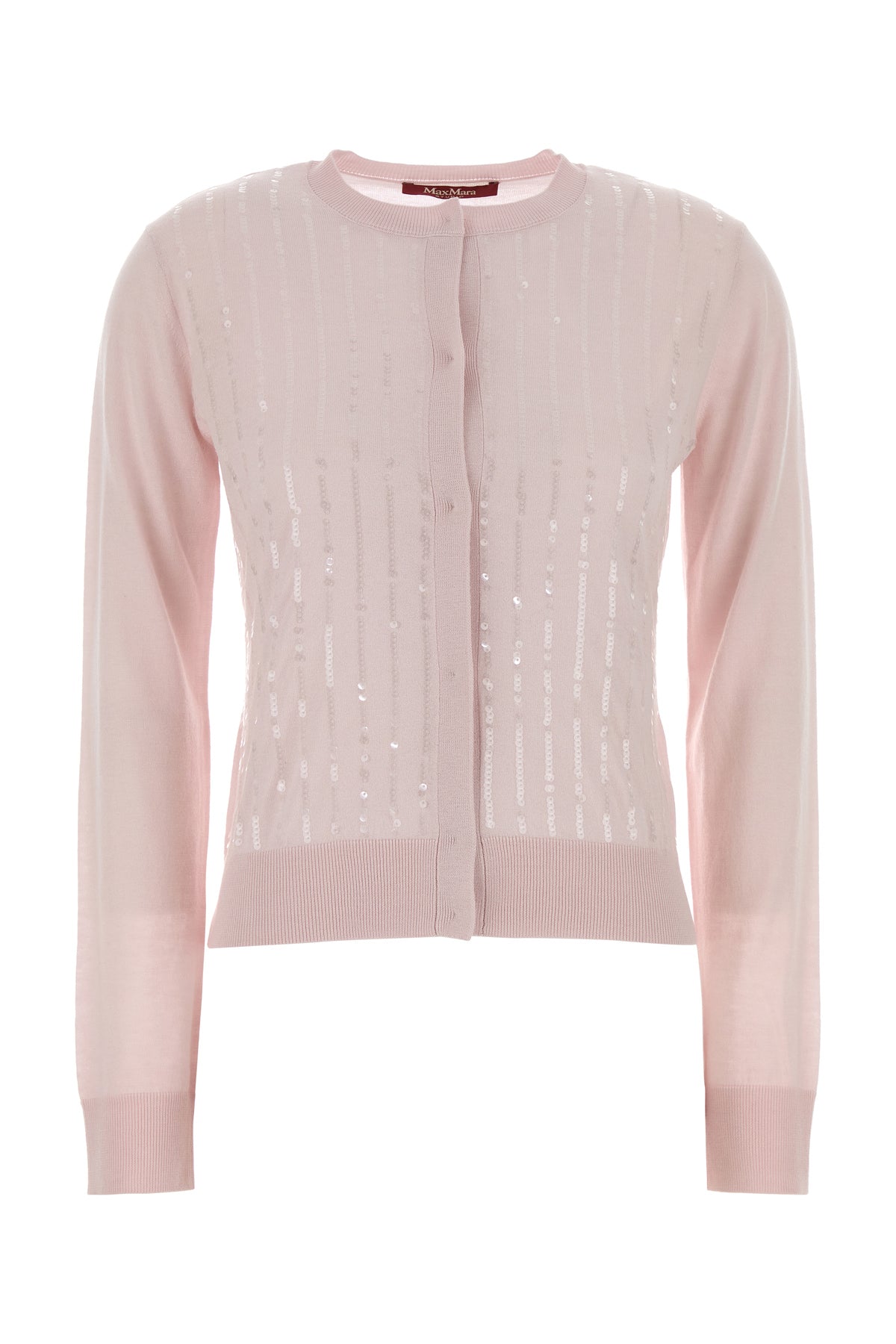 Pastel pink silk blend Libbra cardigan – G&B