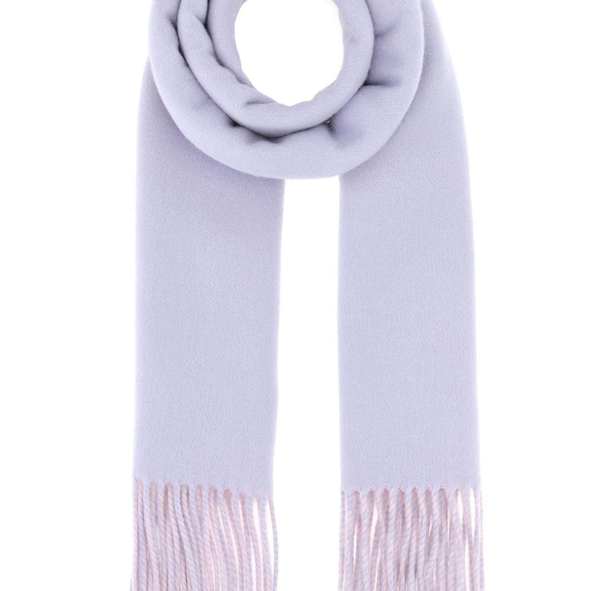 Lilac cashmere reversible scarf – G&B