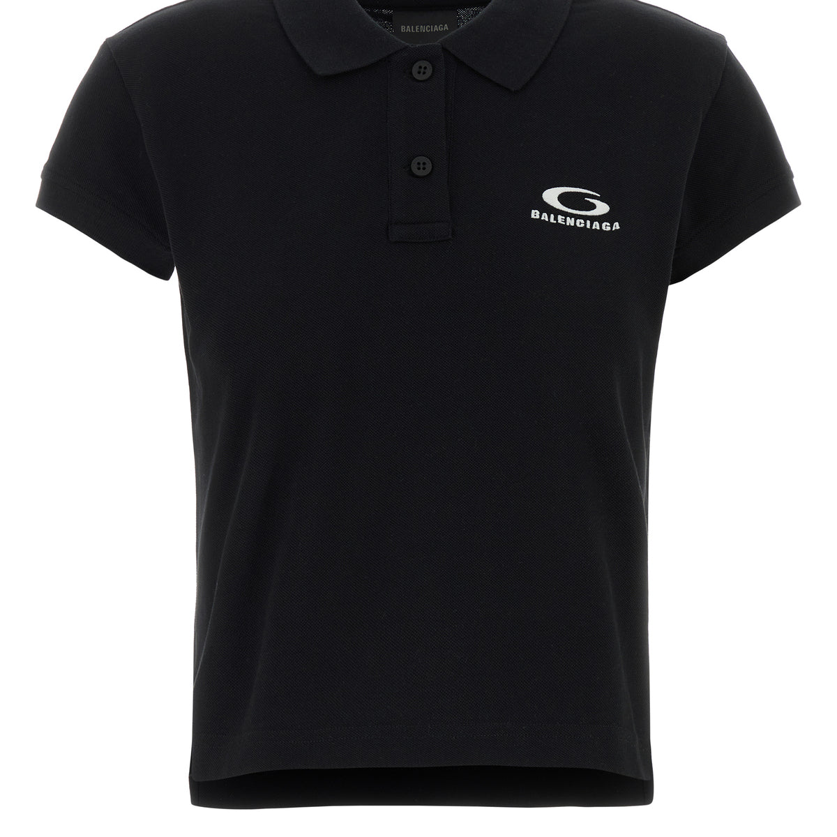 Black piquet polo shirt – G&B