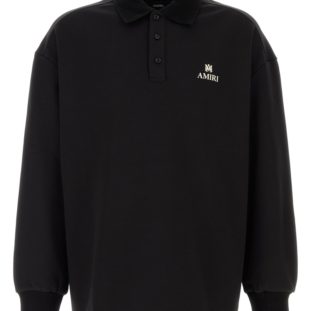 Black polyester polo shirt – G&B