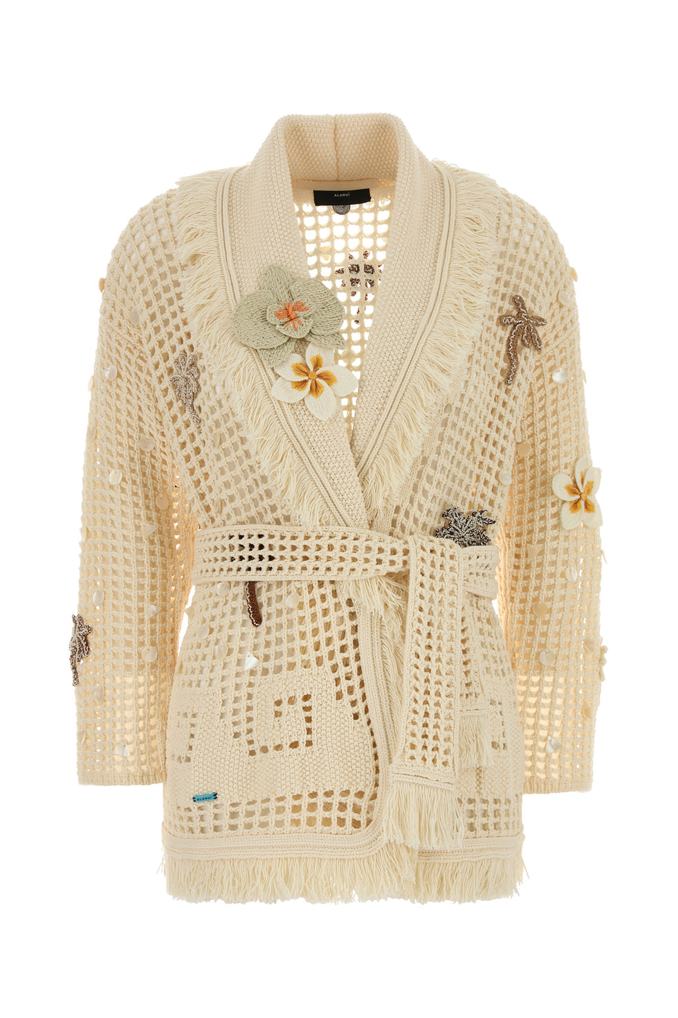 Cream crochet Where The Waves Begin cardigan – G&B