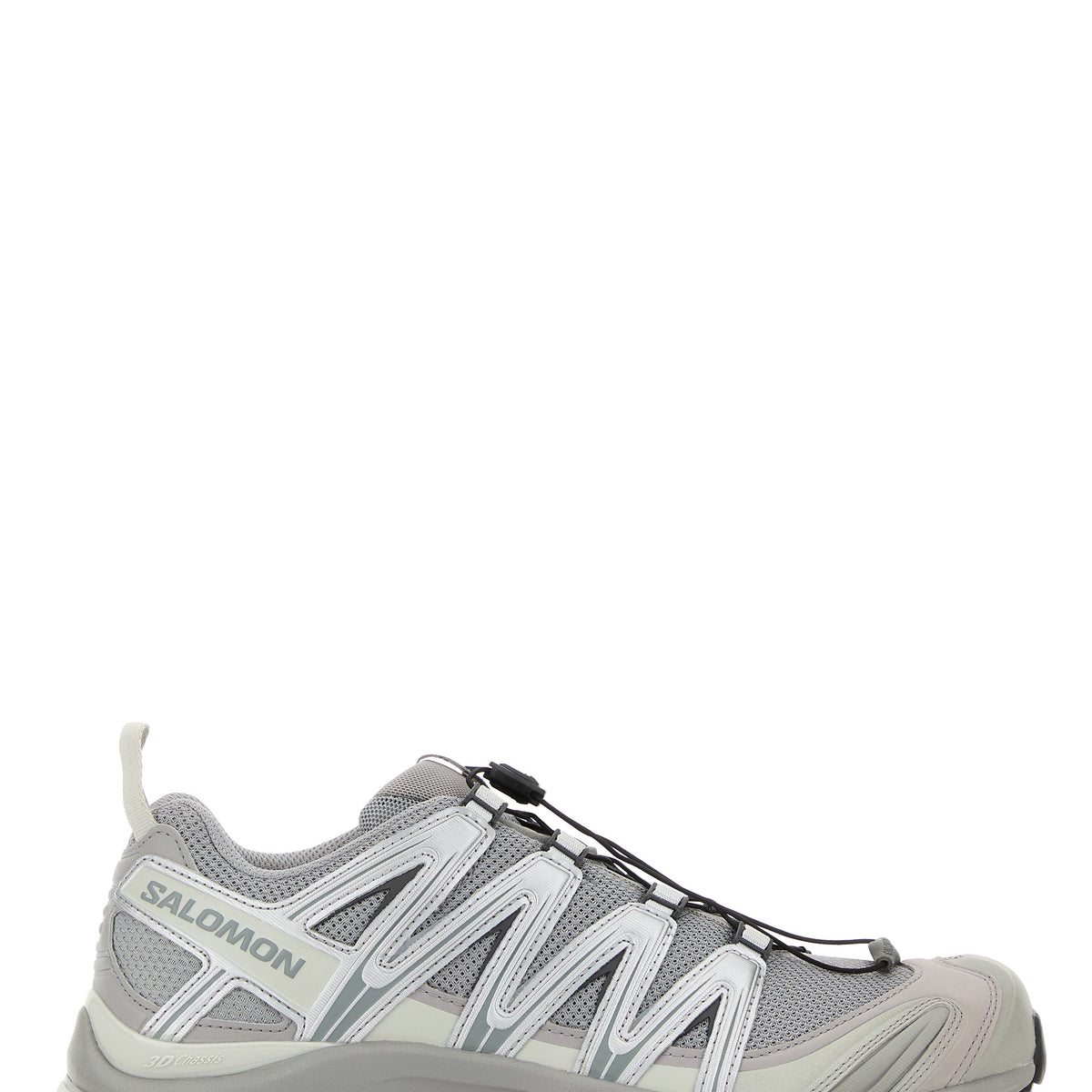 Silver mesh and synthetic leather XA Pro 3D sneakers – G&B