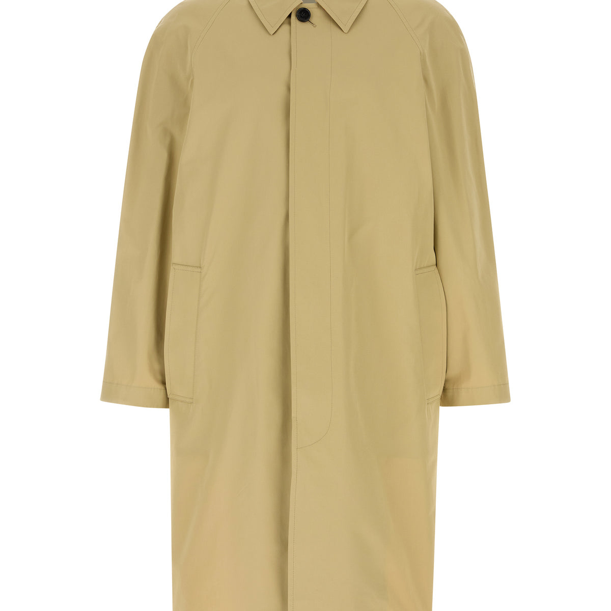 Beige cotton overcoat – G&B