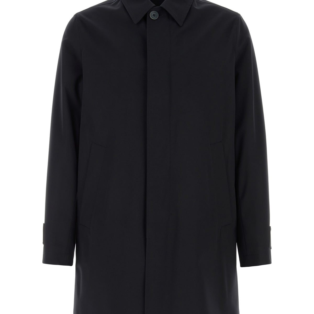 Navy blue polyester raincoat – G&B
