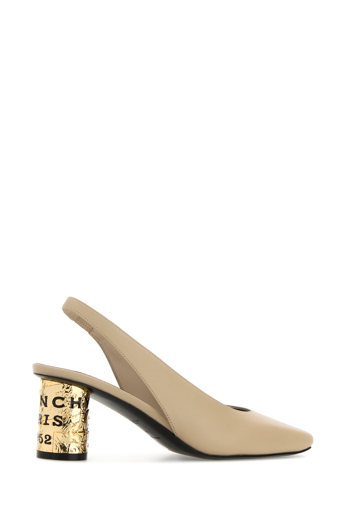 Beige leather Tape pumps – G&B