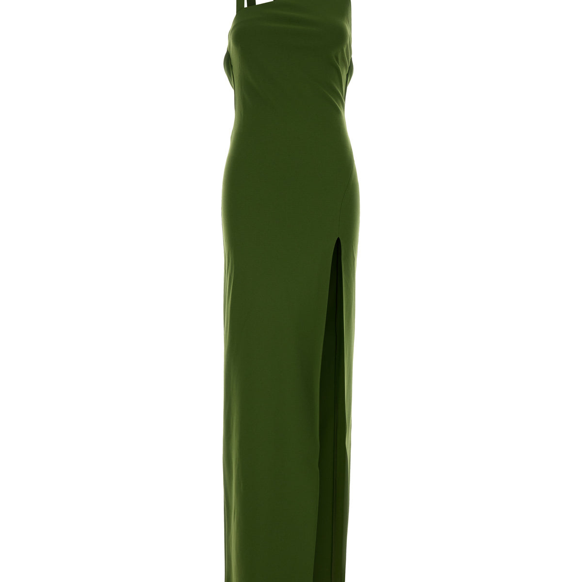 Green jersey long dress – G&B