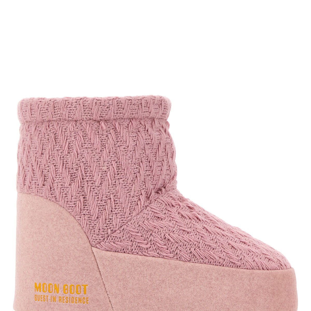 Pink fabric Moon Boot x Guest In Residence Icon Low ankle boots – G&B