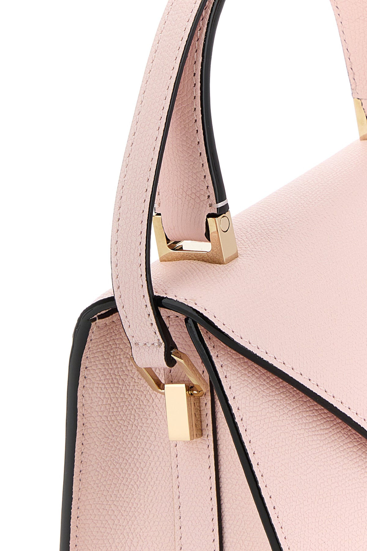 Pastel pink leather mini Iside handbag – G&B