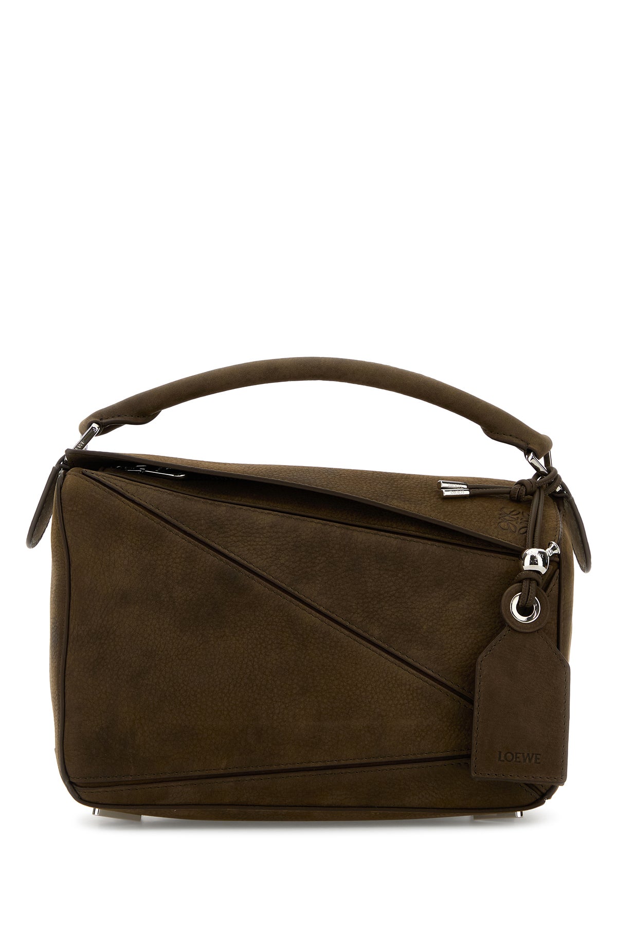 Brown leather small Puzzle handbag – G&B