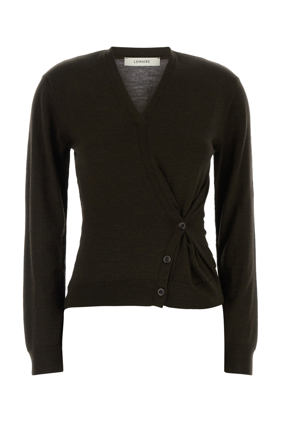 Dark brown wool and acrylic sweater – G&B