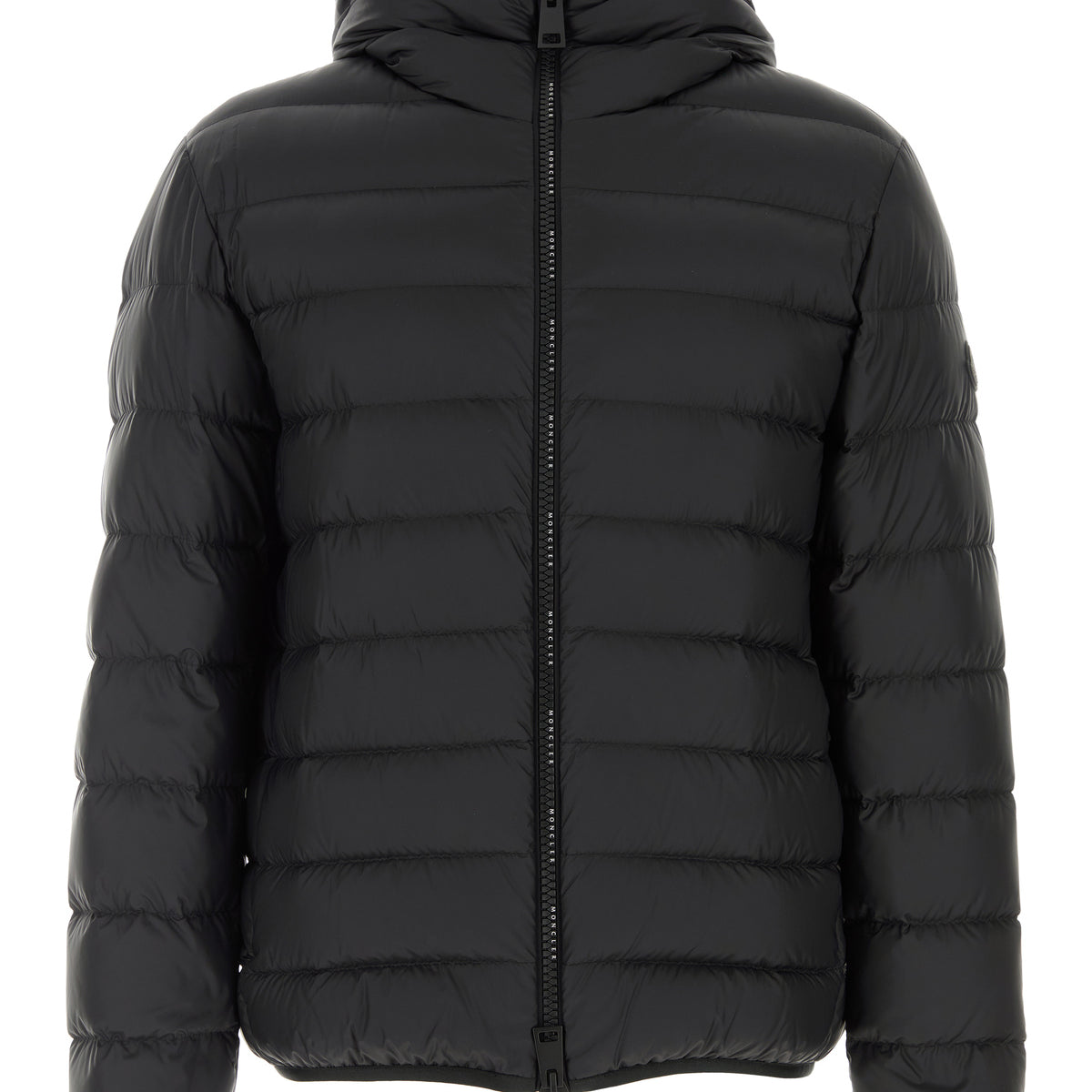 Black nylon Alrai down jacket – G&B