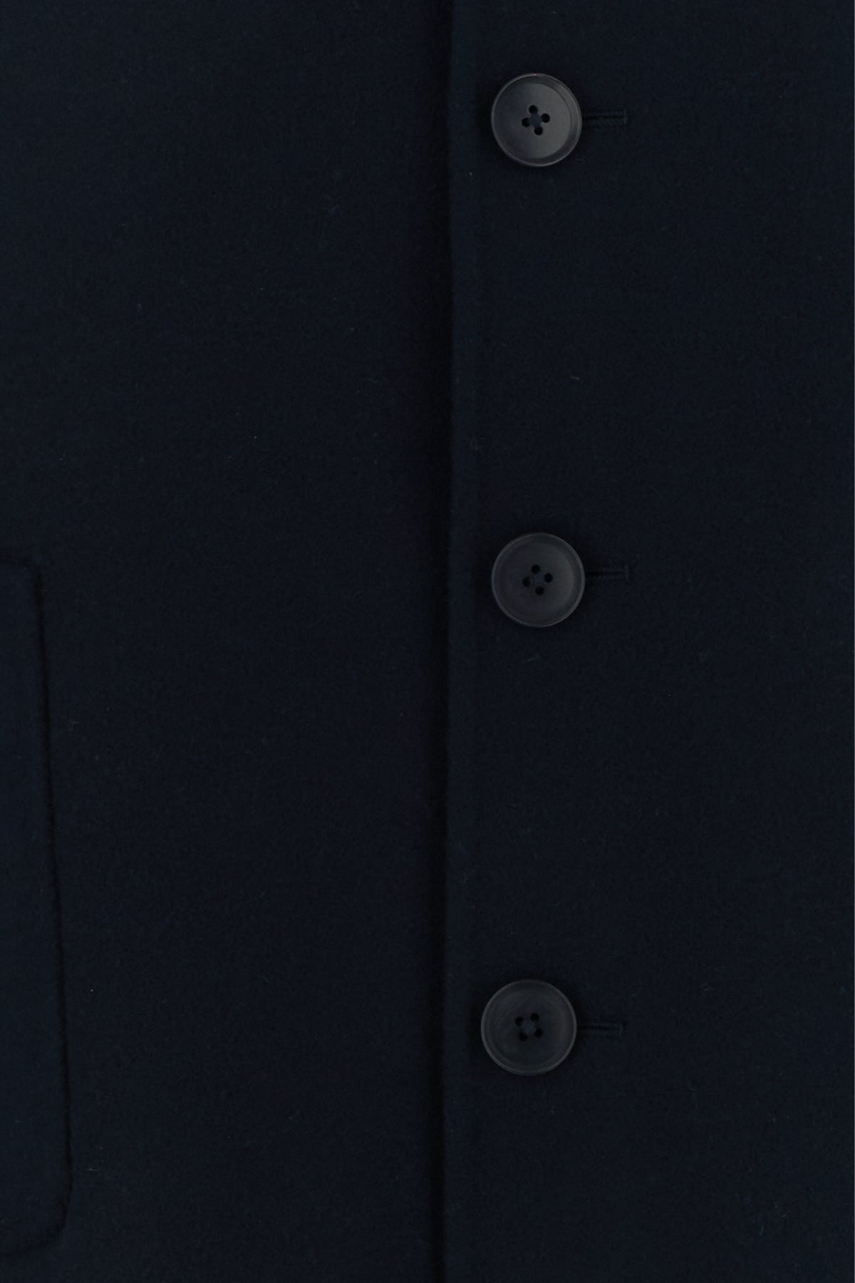 Navy blue wool blend Maker coat – G&B