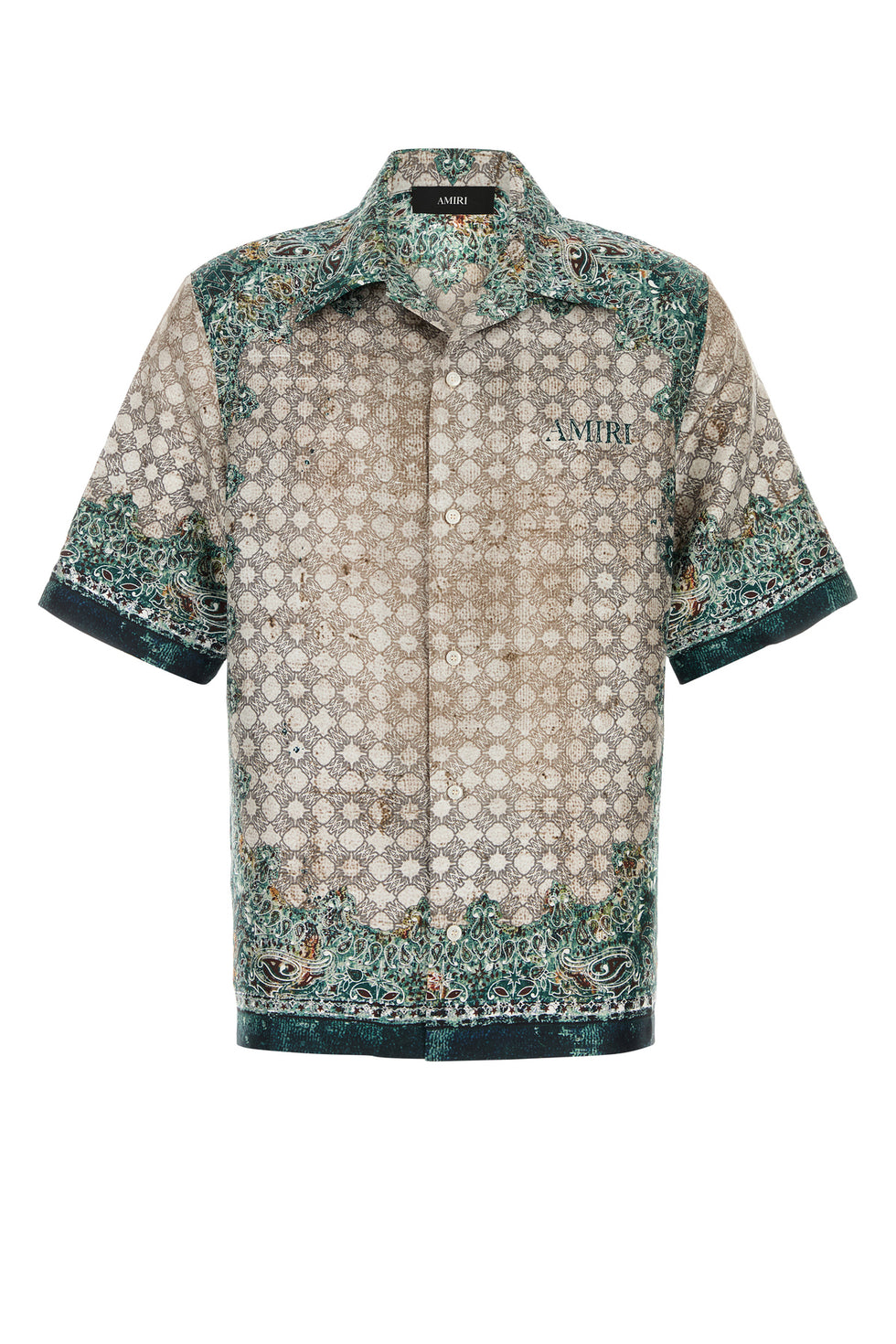 Printed silk shirt – G&B